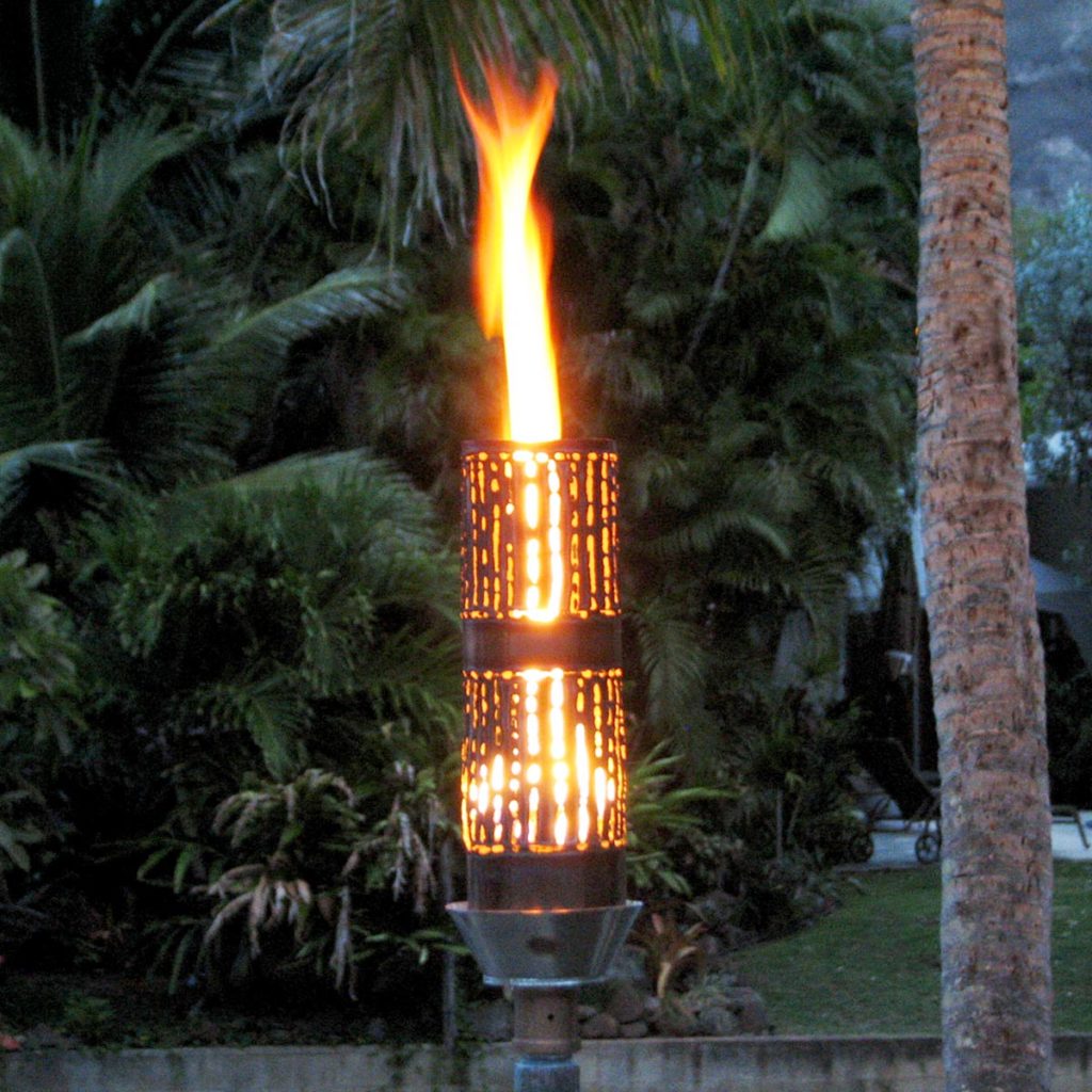 Natural Gas Tiki Torches - Tiki Torches from Hawaii | Resort Quality