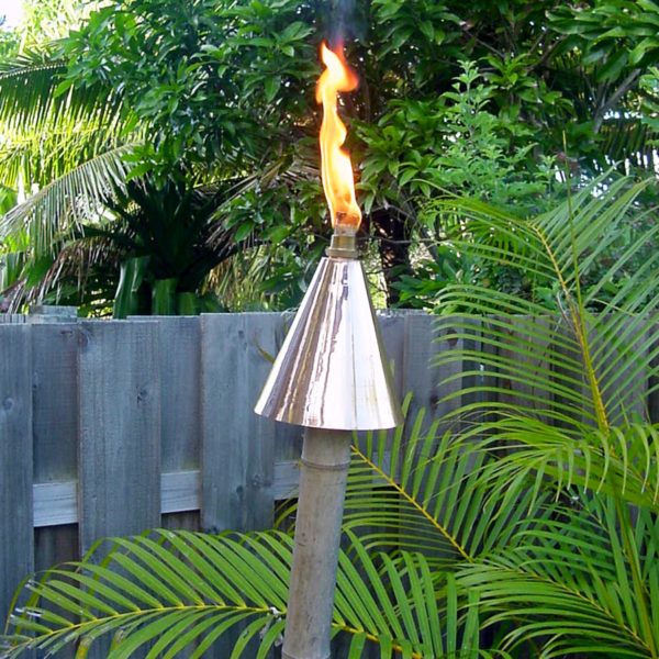 Traditional Copper Hawaiian Tiki Torch - Tiki Torches from Hawaii