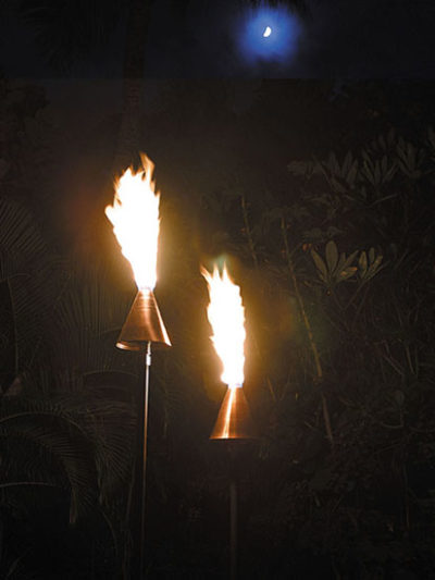 Tiki Torch Gallery - Tiki Torches from Hawaii | Custom Designs Available